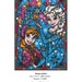 Frozen Stained Glass Cross Stitch Pattern / Elsa and Anna Cross Stitch ...