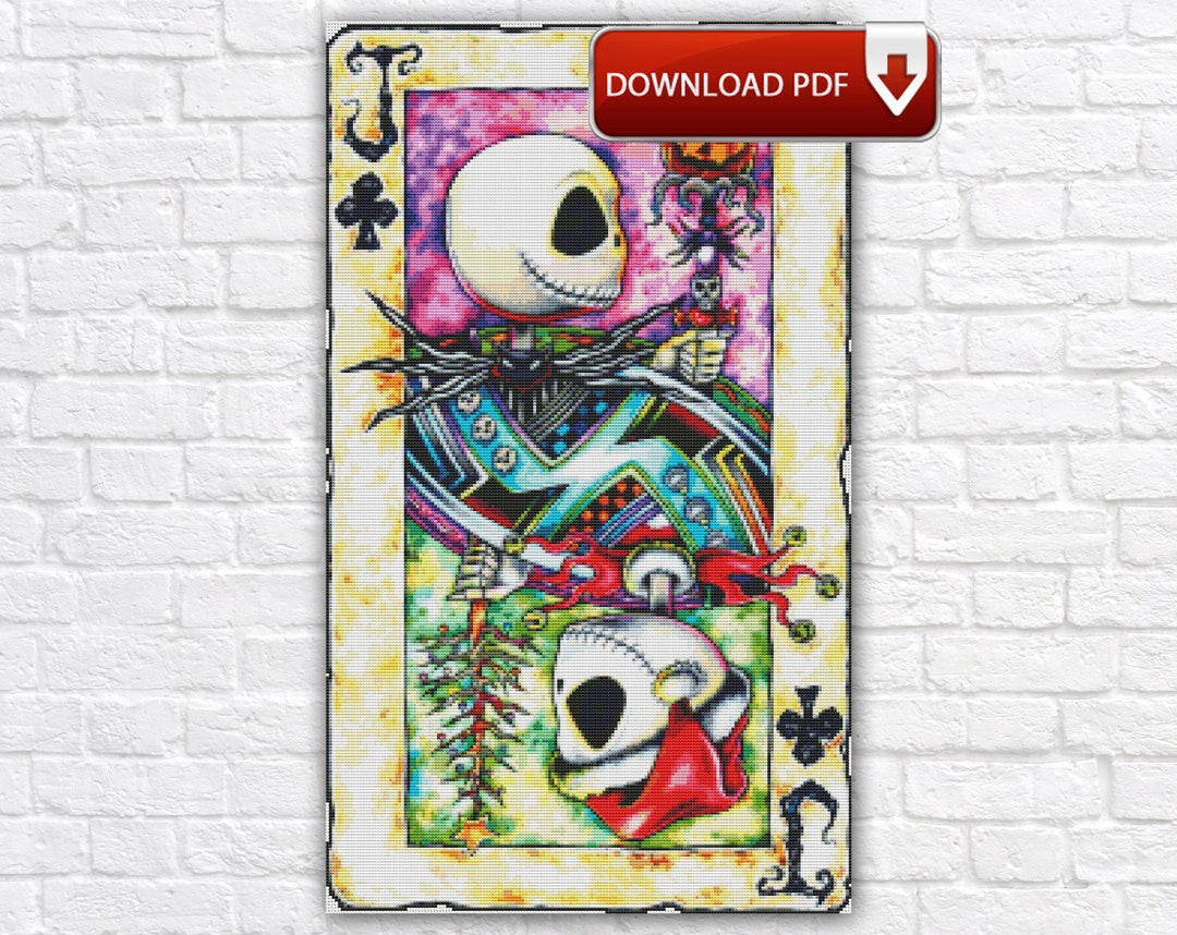 Jack Skellington Cross Stitch Pattern / Nightmare Before Christmas ...