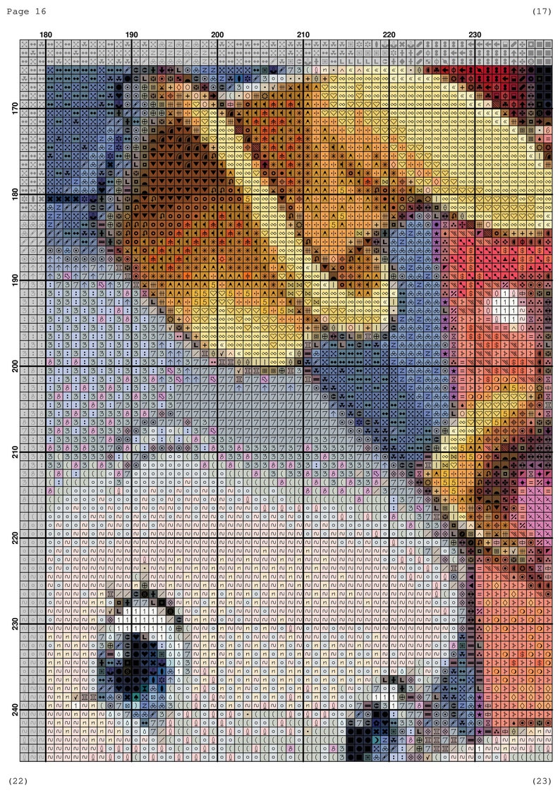 Dumbo Cross Stitch Pattern / Cartoon Dumbo Cross Stitch Chart / Cartoon ...