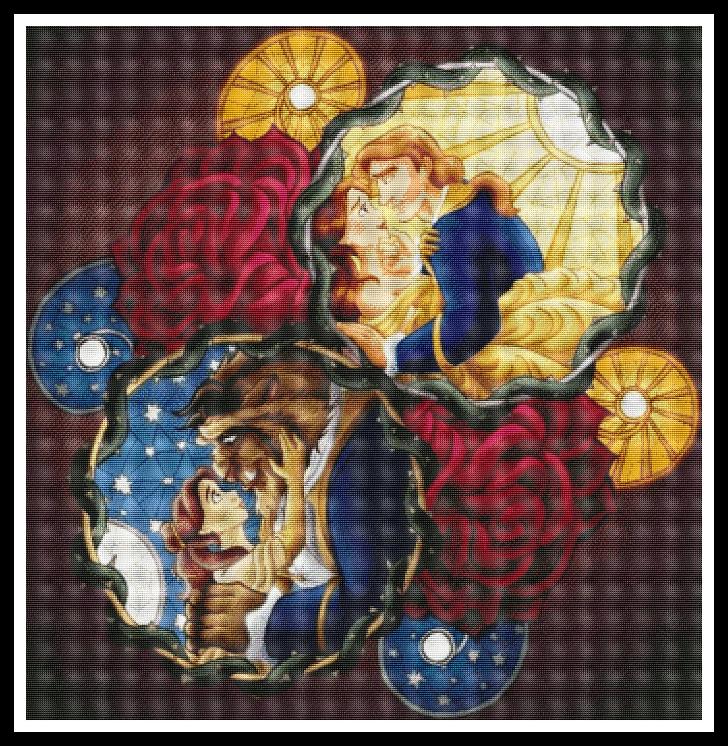 Beauty and the Beast Cross Stitch Pattern: Princess Belle (digital PDF ...