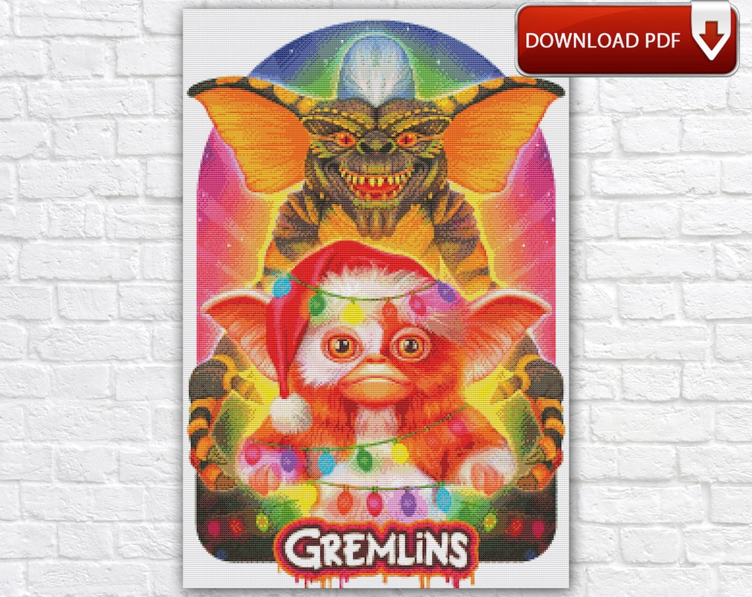Gremlins Cross Stitch Pattern / Yoda Cross Stitch Pattern / Star Wars Cross Stitch Pattern ...
