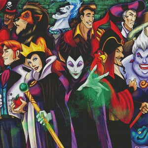 Villains Cross Stitch Pattern / Maleficent Cross Stitch Pattern ...