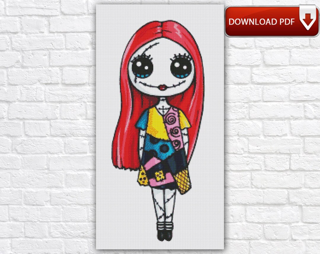 Sally Skellington Cross Stitch Pattern / Nightmare Before Christmas ...