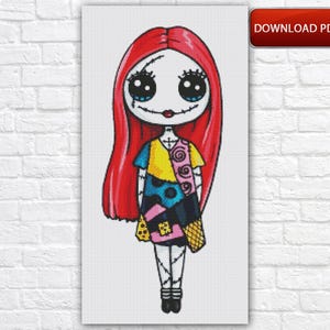 Sally Skellington Cross Stitch Pattern / Nightmare Before Christmas ...