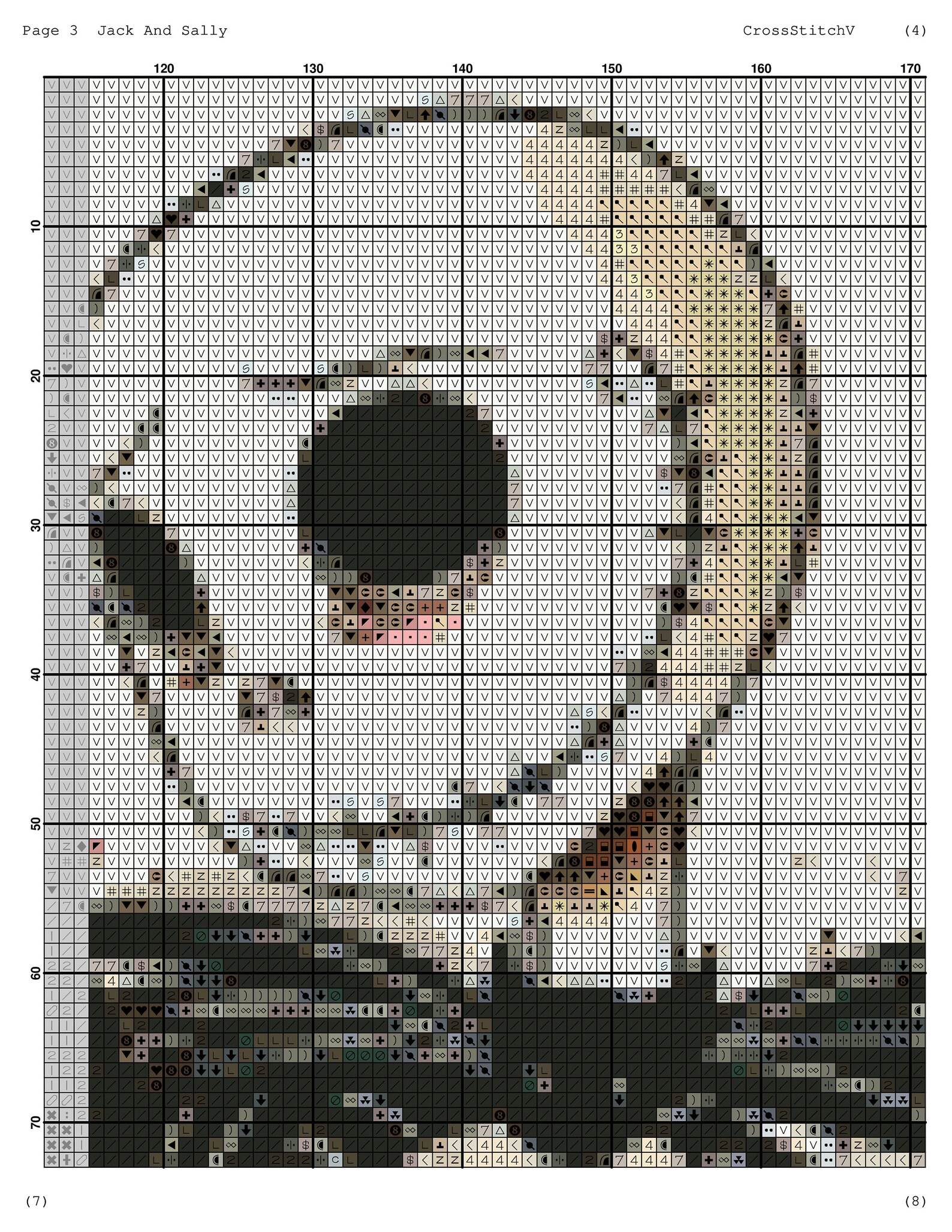 Nightmare Before Christmas Cross Stitch Pattern / Halloween Cross ...