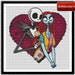 Jack and Sally Cross Stitch Pattern / Nightmare Before Christmas Cross ...