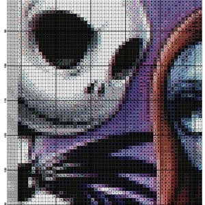 Jack and Sally Cross Stitch Pattern / Nightmare Before Christmas Cross ...