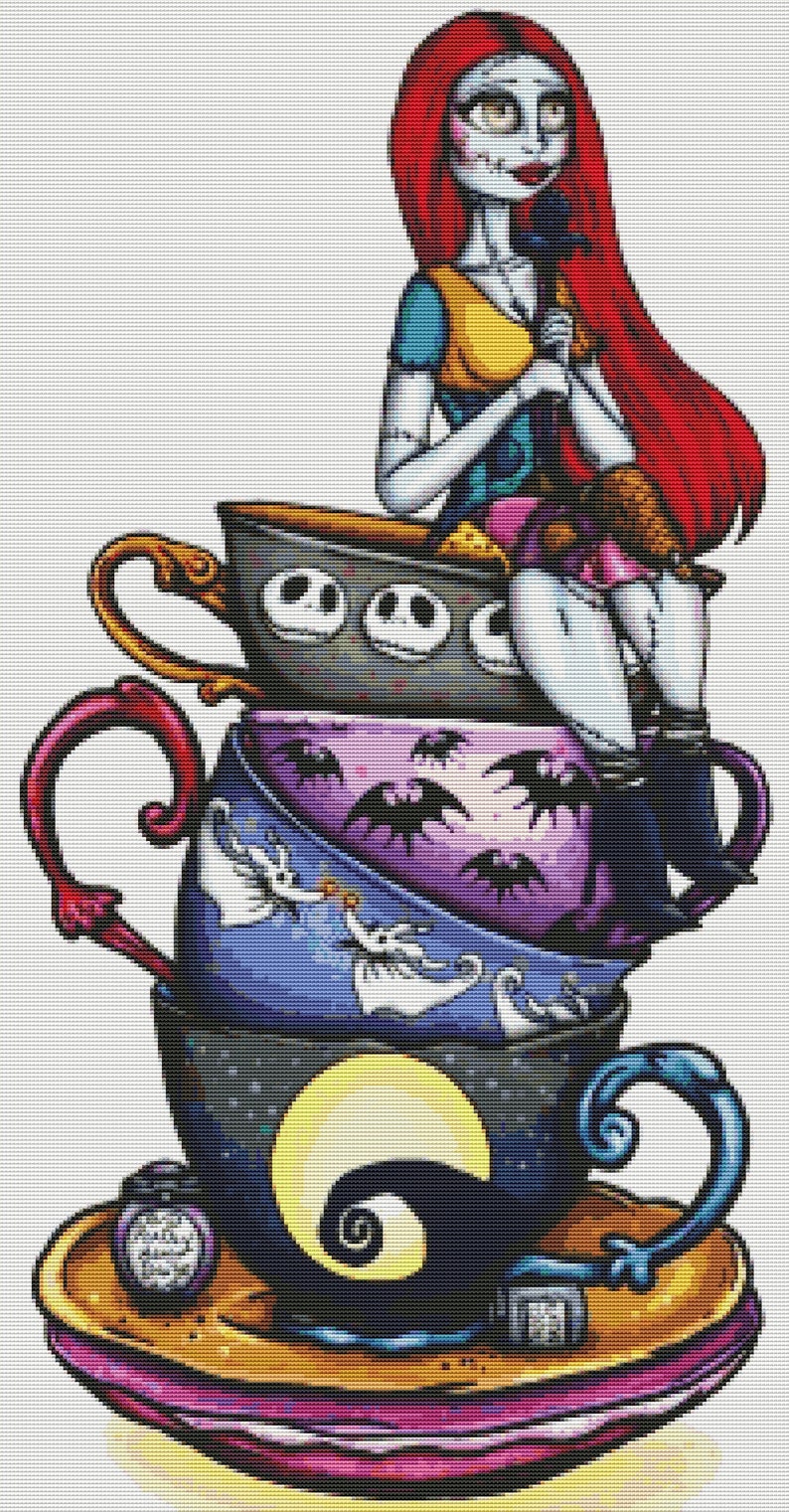 Nightmare Before Christmas Cross Stitch Pattern / Jack and Sally Cross ...