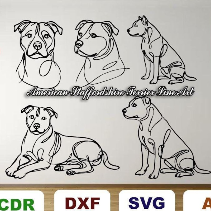 Amstaff Art - Etsy