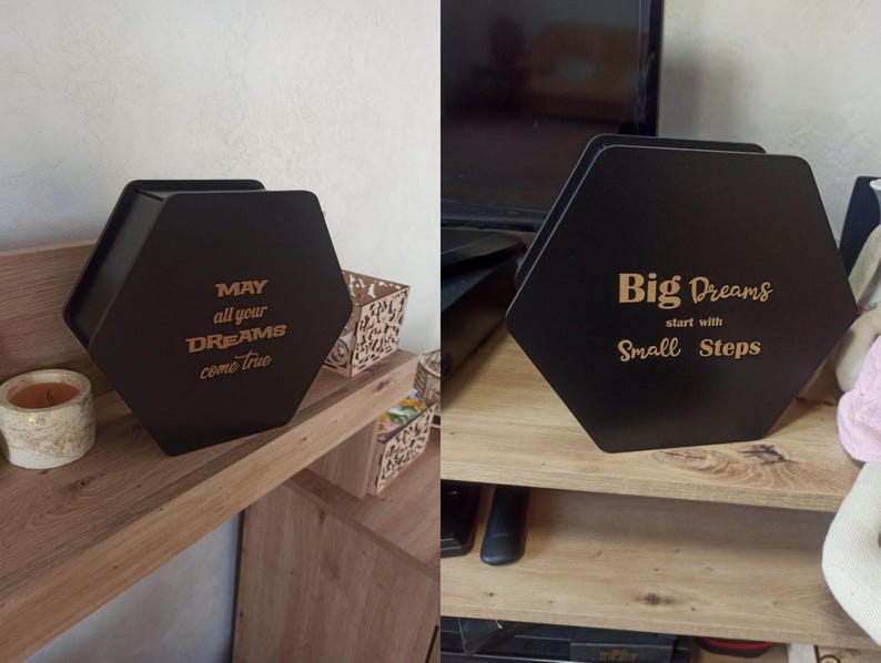 Hexagonal Money Box – Laser Cut Files (cdr, Dxf, Svg) – You Can ...