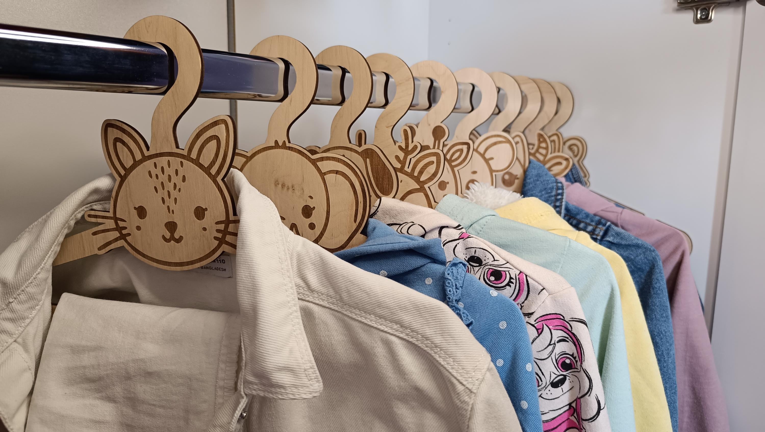 Laser Cut Animal Hanger Bundle | Kids Hanger SVG DXF CDR Ai Files | 10 ...