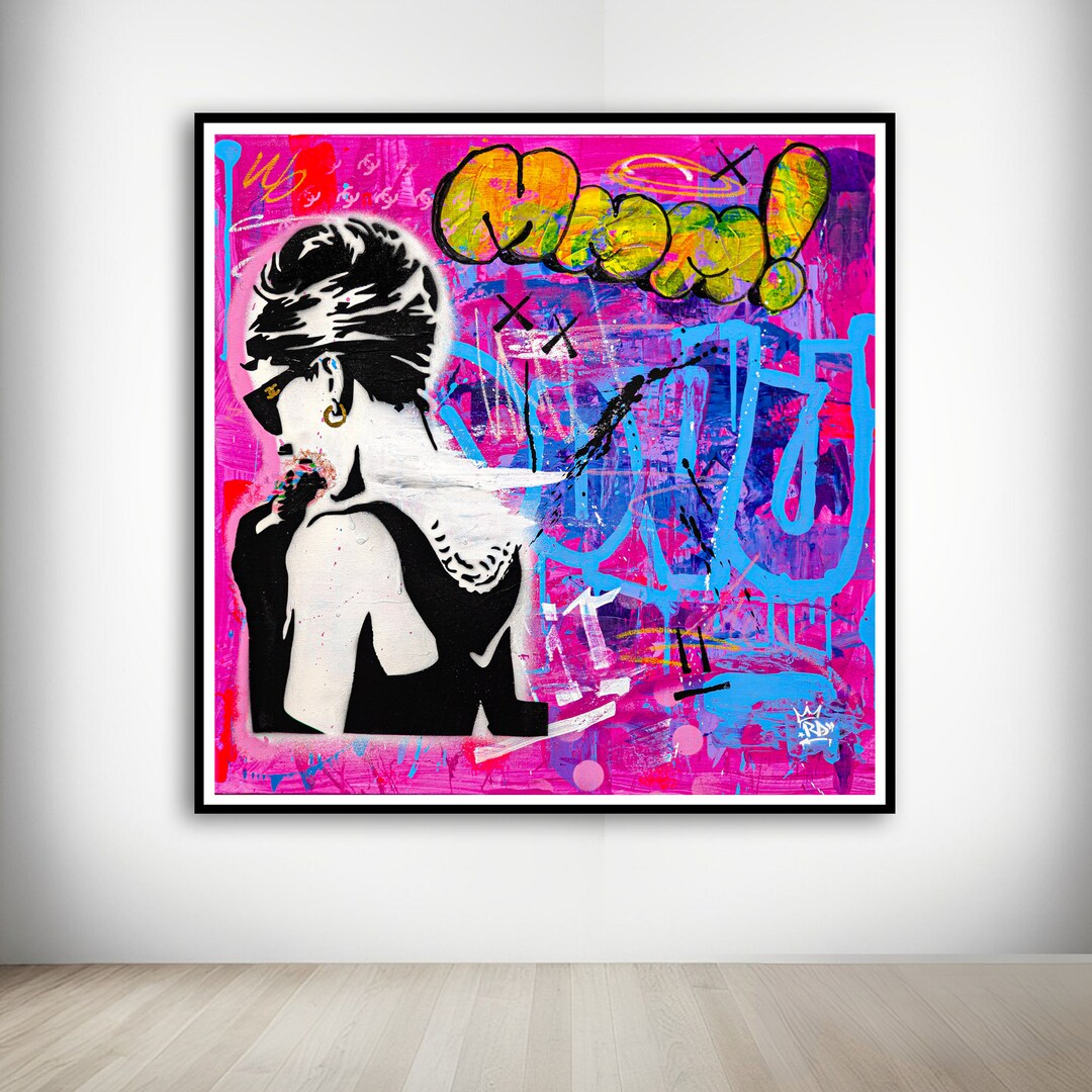 Street Art Print Wall Decor Graffiti Art Canvas Painting Wall Decor ...