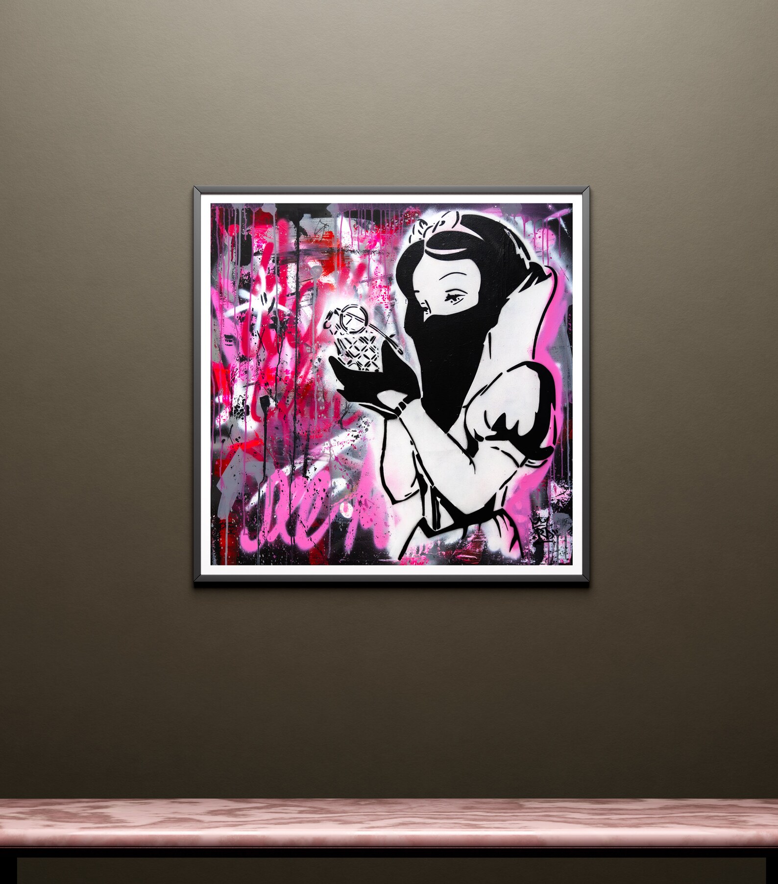 Street Art Print Wall Decor Graffiti Art Canvas Painting Art Print Wall ...