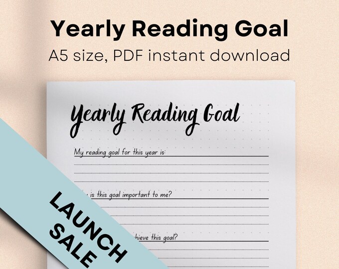 Pages Read Yearly Tracker Custom Book Journal Page Reading Journal ...