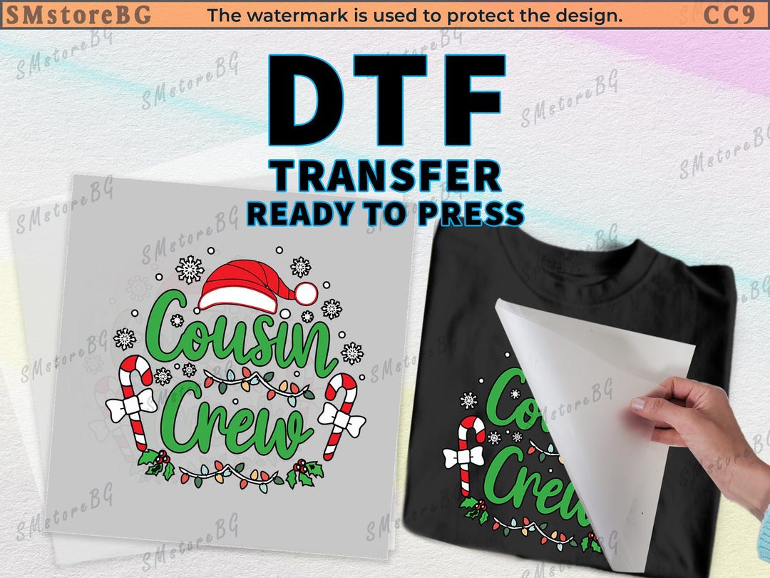 Christmas Cousin Crew Dtf Transfer, Cousin Crew Shirt, Heat Transfer ...