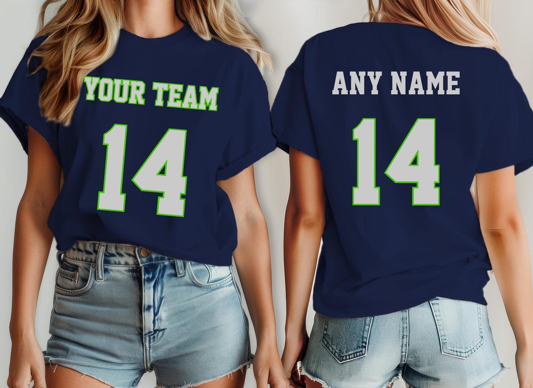 Football Seattle Jersey, Shirt Seahawk Custom, Your Team Name and ...