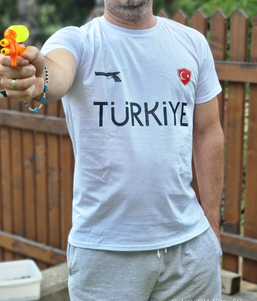 Yusuf Dikec Turkish Shooter Shirt, Halloween Shirt, Turkiye Shirt, Christmas Gift, Hitman Silver ...