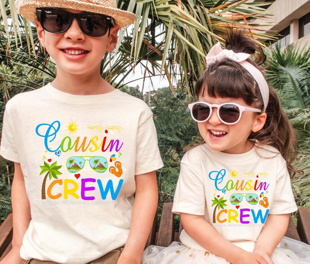 Summer Cousin Crew Shirt, Wave Text Cousin Crew, Comfort Colors Shirt ...