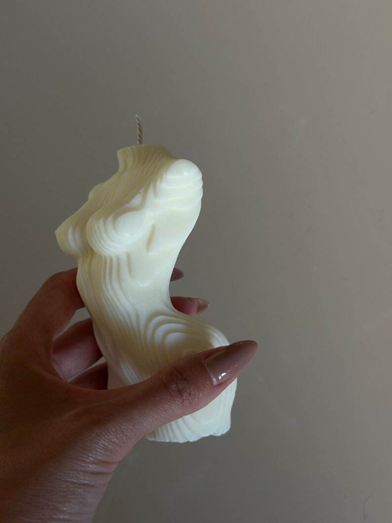 Relief Female Torso Candle: Handmade Soy Wax Body - Etsy Australia
