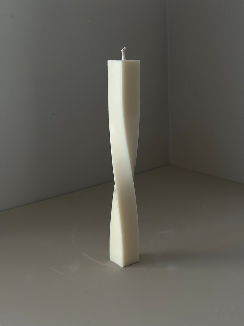 Long Spiral Candle, Table Candles, Taper Candle, Handmade Classic ...