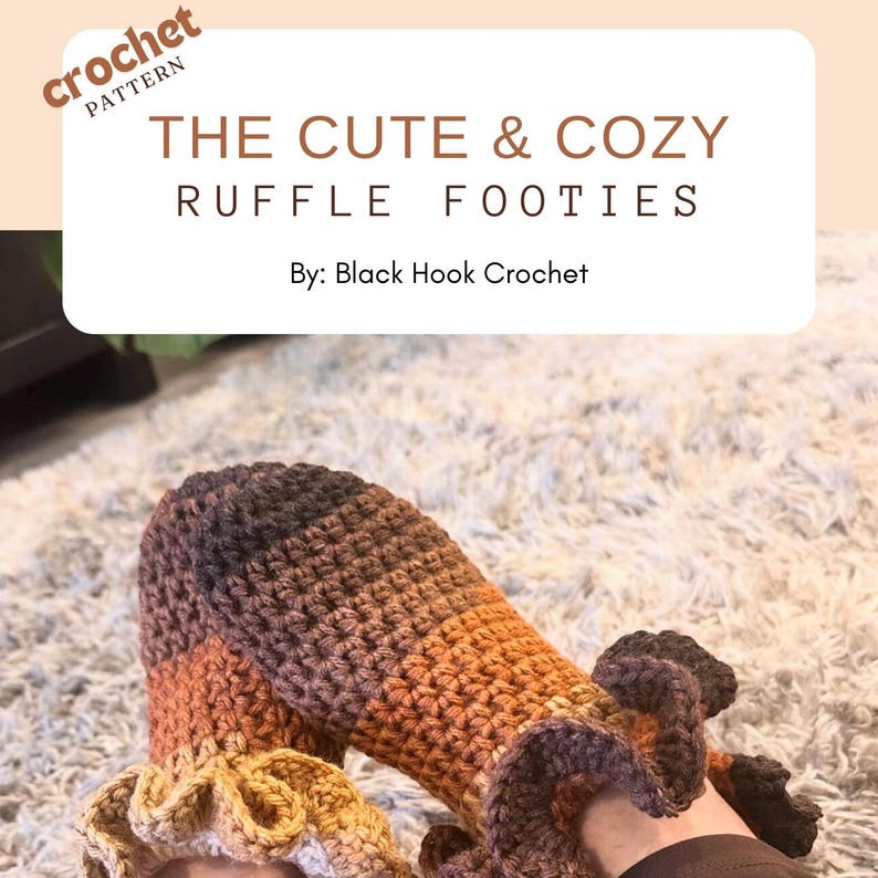 Crochet Ruffle Footies Pattern: Beginner-friendly (PDF Pattern) - Etsy