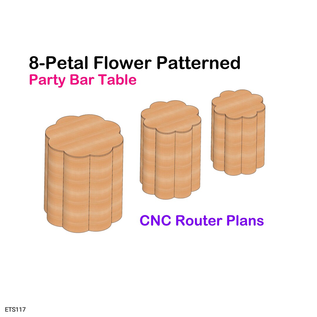 Petal Flower Party Bar Table: DIY Wedding and Birthday Decor - Etsy