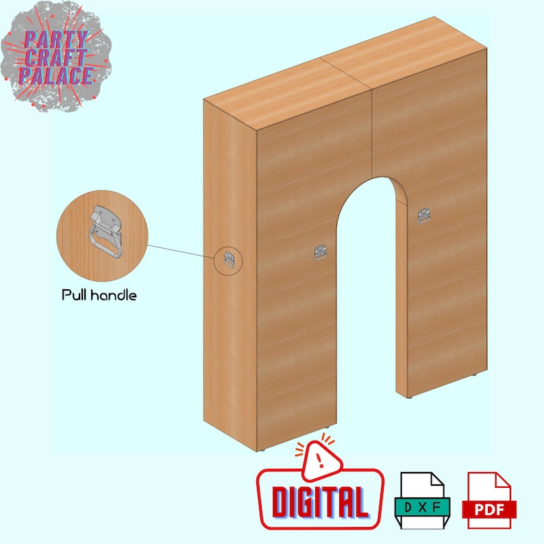 3D Arch DIY Wedding & Birthday Party Decor Plans - CNC Router DXF Files ...