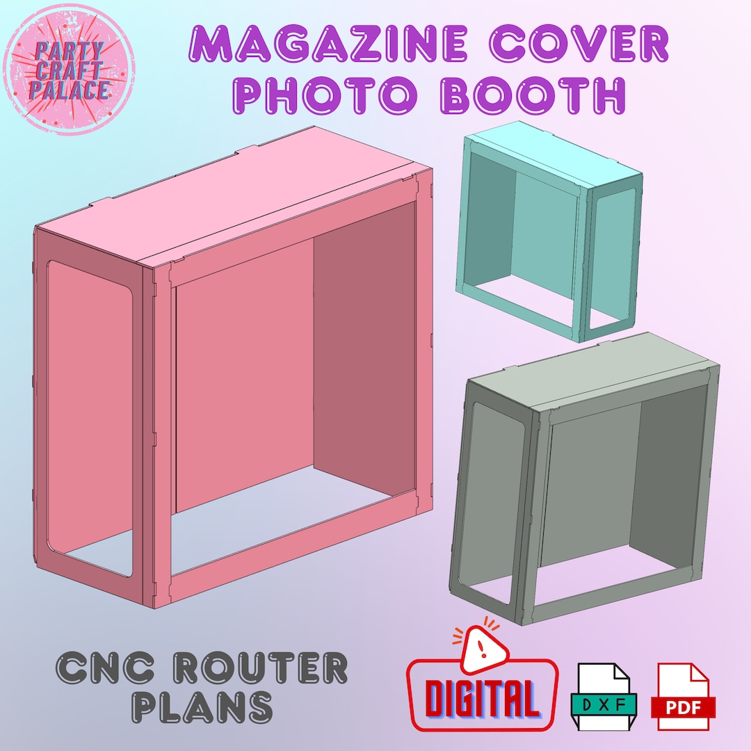 Photo Booth Frame: Magazine Cover Style (digital Download for Parties ...