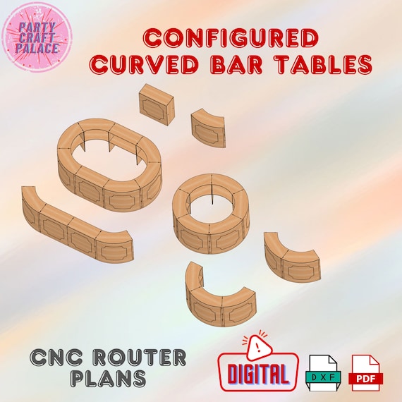 Curved Bar Plans
