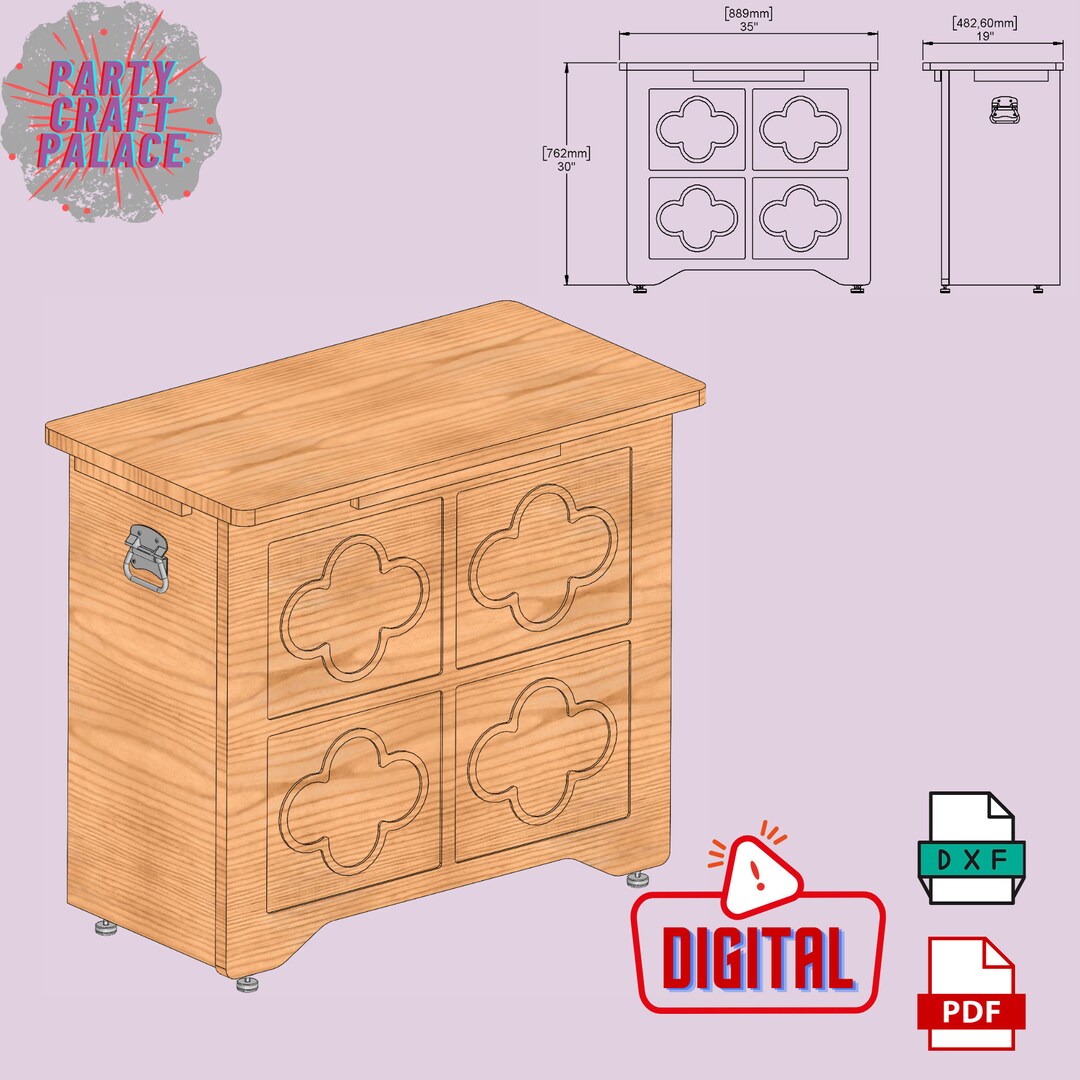 Foldable Party Bar Table: Easy DIY Plans for Event Decor - Etsy