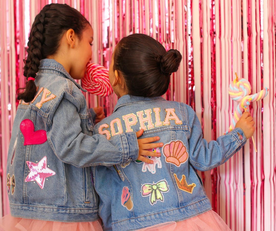 Custom Denim Jacket for Kids Jean Jacket Custom Toddler Jackets Custom ...