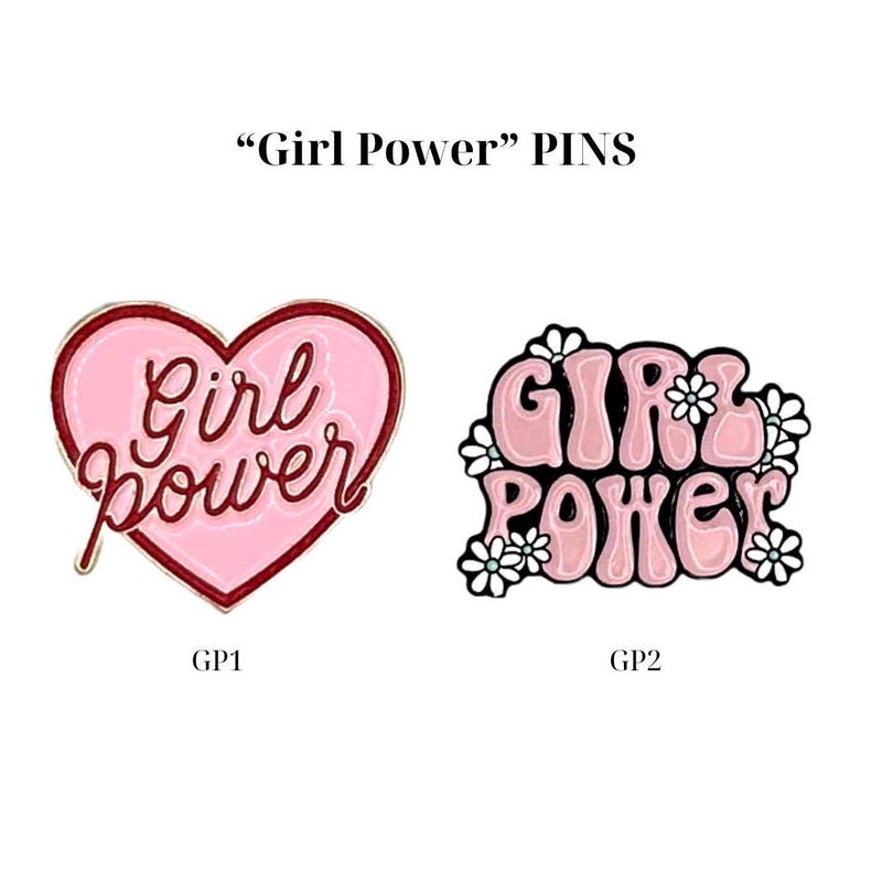 Cute Girl Pin - Etsy