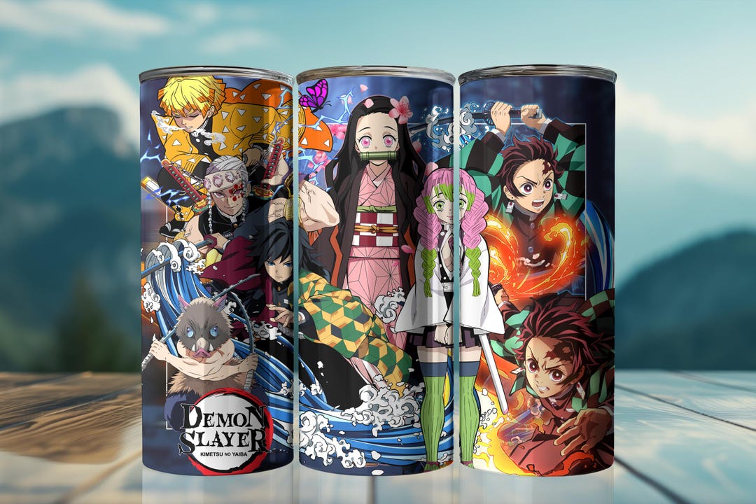 Demon Slayer 20oz Stainless Steel Tumbler - Etsy