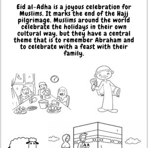 Eid Al Adha Colouring Sheet for Kids - Etsy UK