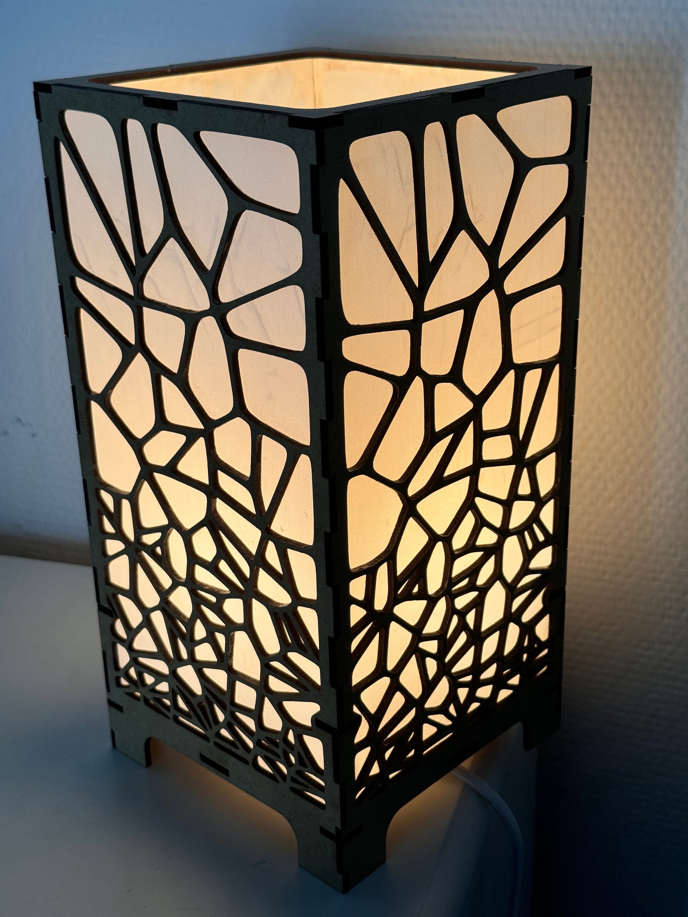 Voronoi Ambiance Lamp, Svg, DXF, PDF, AI Files... - Etsy