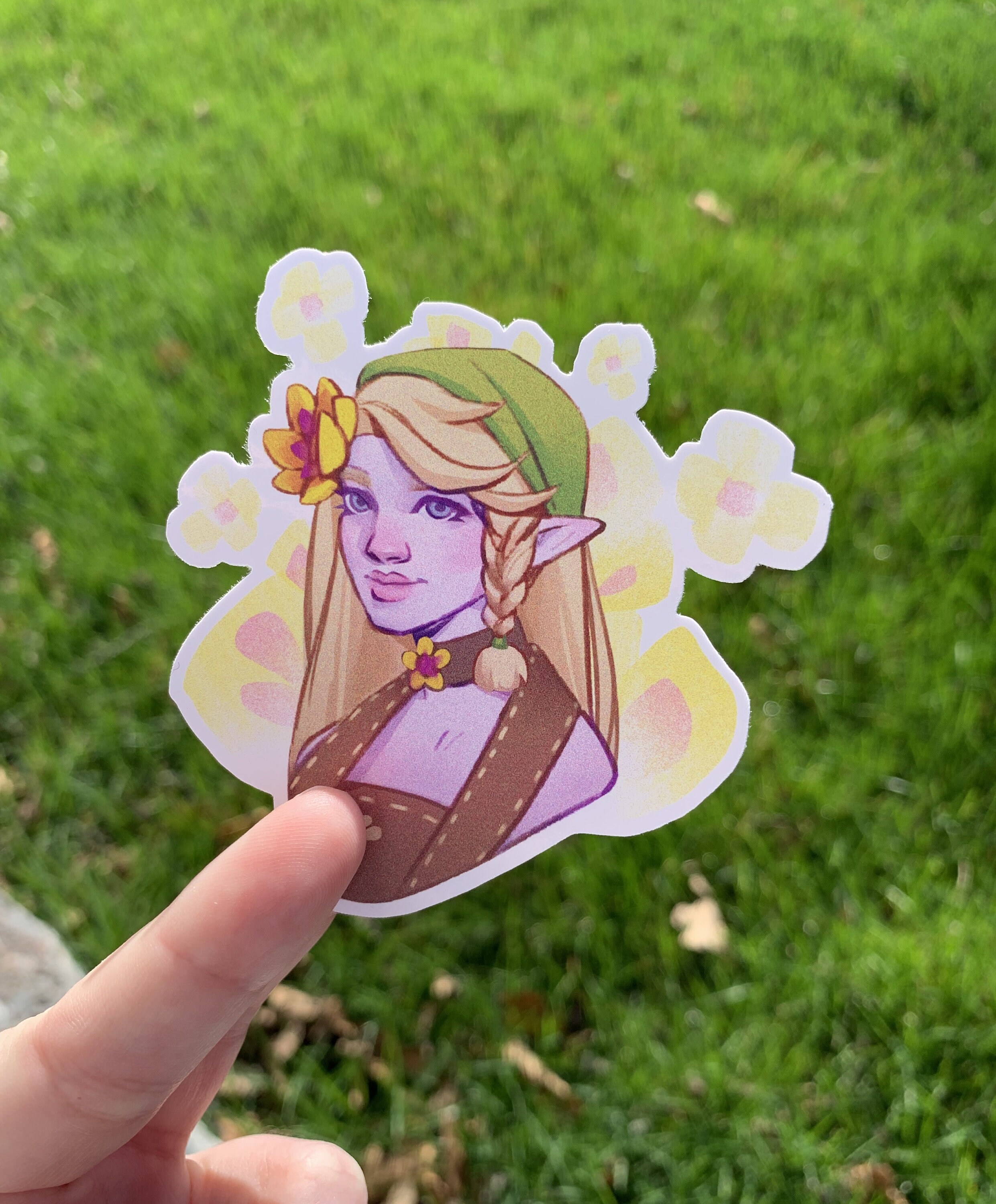 Tish Palia Sticker / Scratch Resistant, Water Resistant, Cute Cozy ...