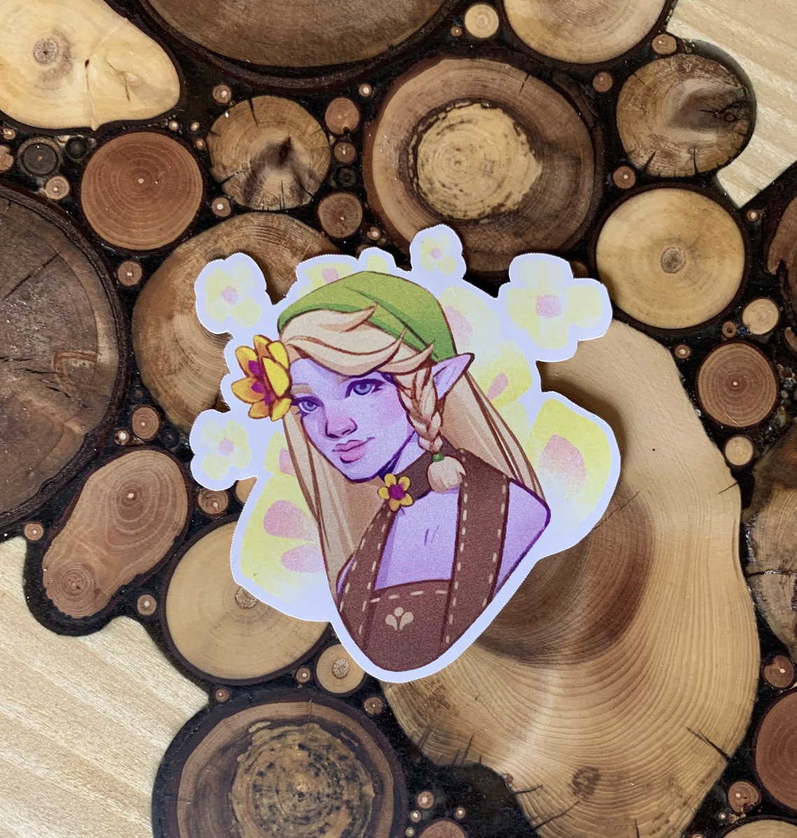 Tish Palia Sticker / Scratch Resistant, Water Resistant, Cute Cozy ...