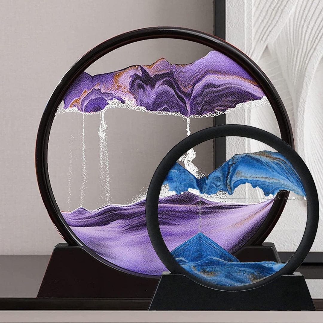 Gift Moving Sand Art, Sand Art Moving Picture, Quicksand Art, Rounded ...