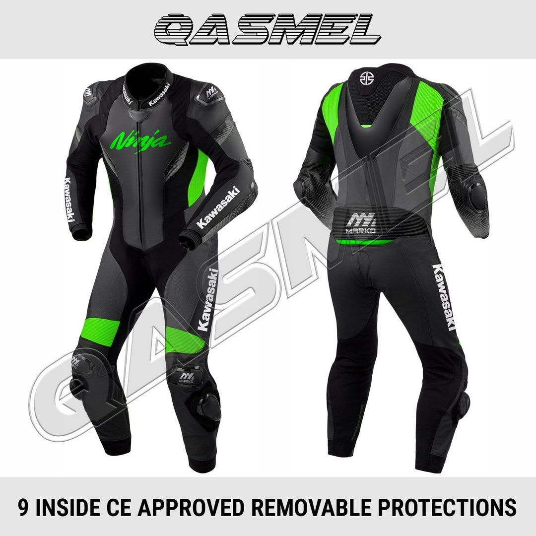 Kawasaki Ninja ZX-10R Motorbike, Motorcycle Black and Fluorescent Green ...