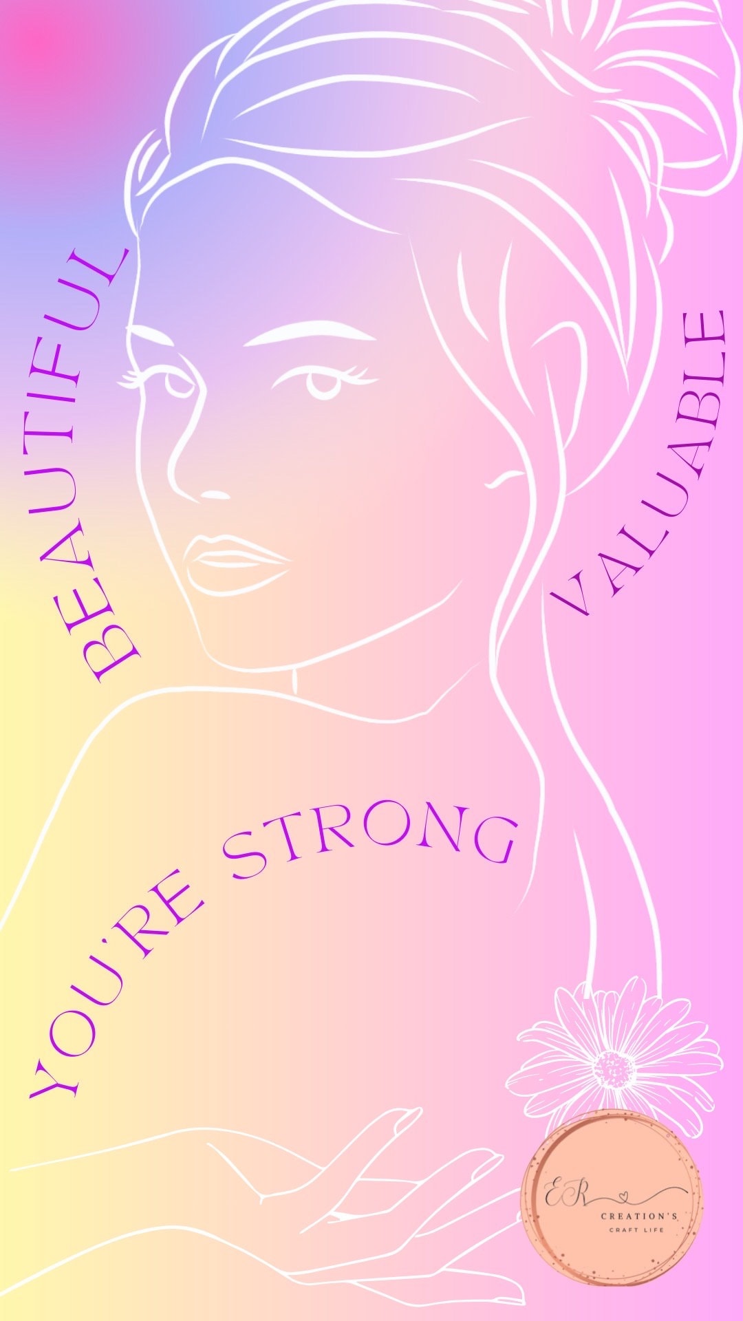 Bible Verse, Positive Quotes Wallpaper, Digital Download, Affirmation ...