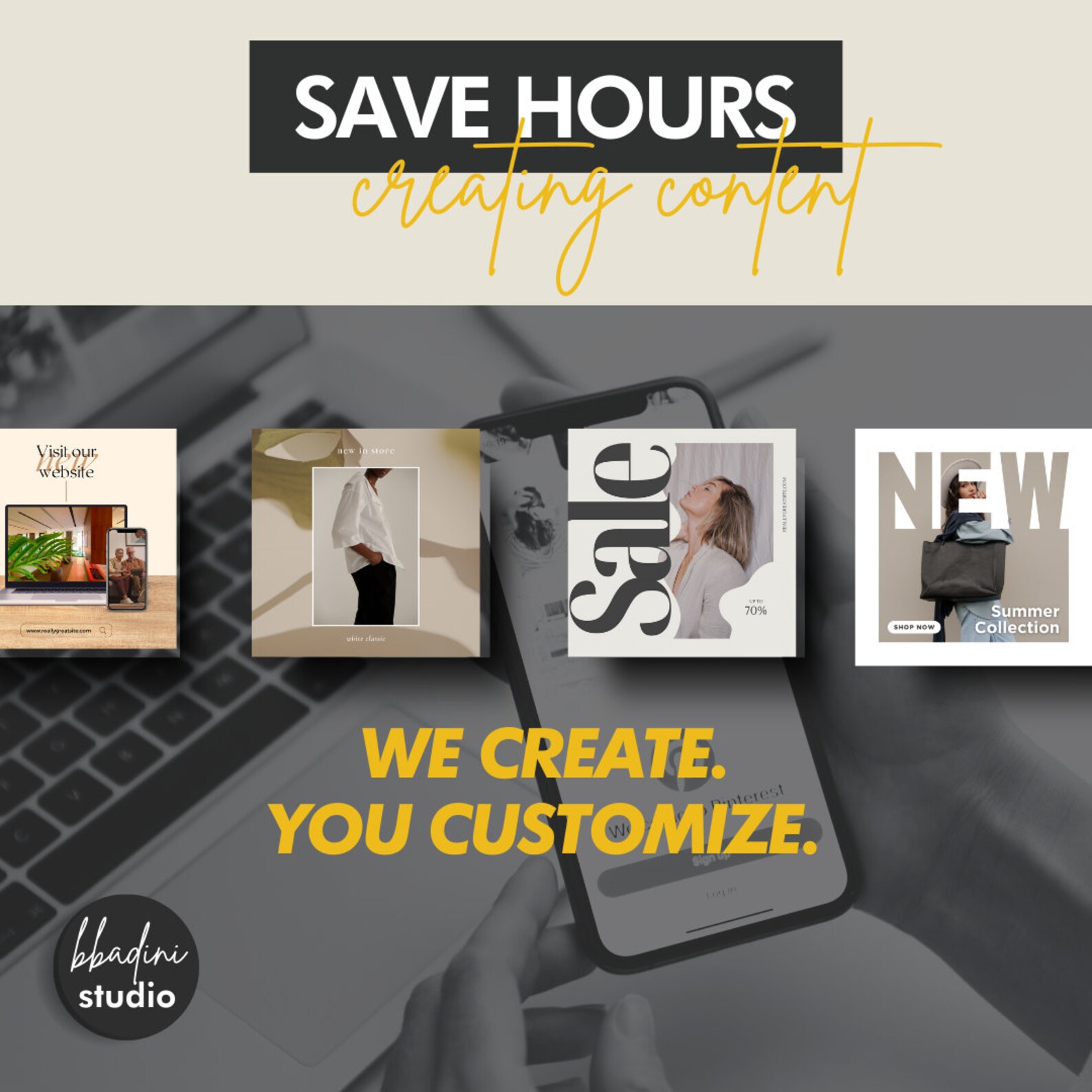 30 Clothing Brand Social Media Posts, Editable Canva Templates, Social ...