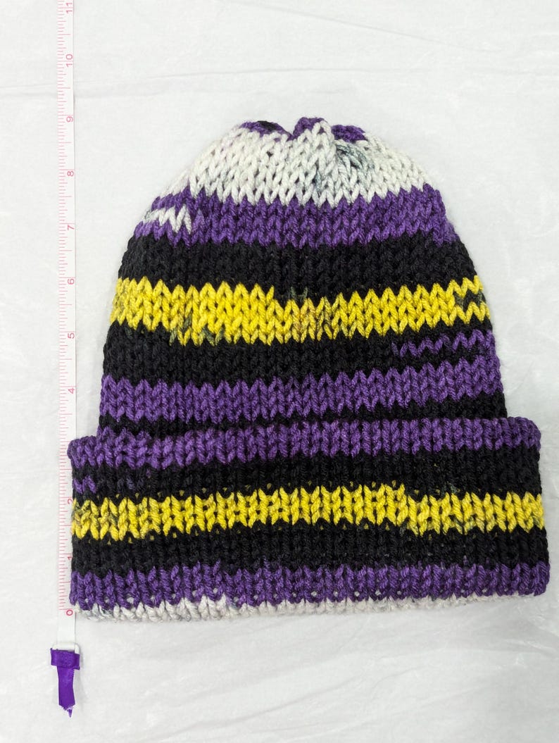 Reversible Handknit LGBT Pride Flag Hats Made With Self-striping ...