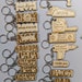 Handmade Engraved Wood Keychains for Mom, Dad, Grandma, Grandpa, - Etsy