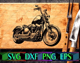 Chopper SVG DXF EPS Png Download, Printable, Editable Vector, Ready for ...