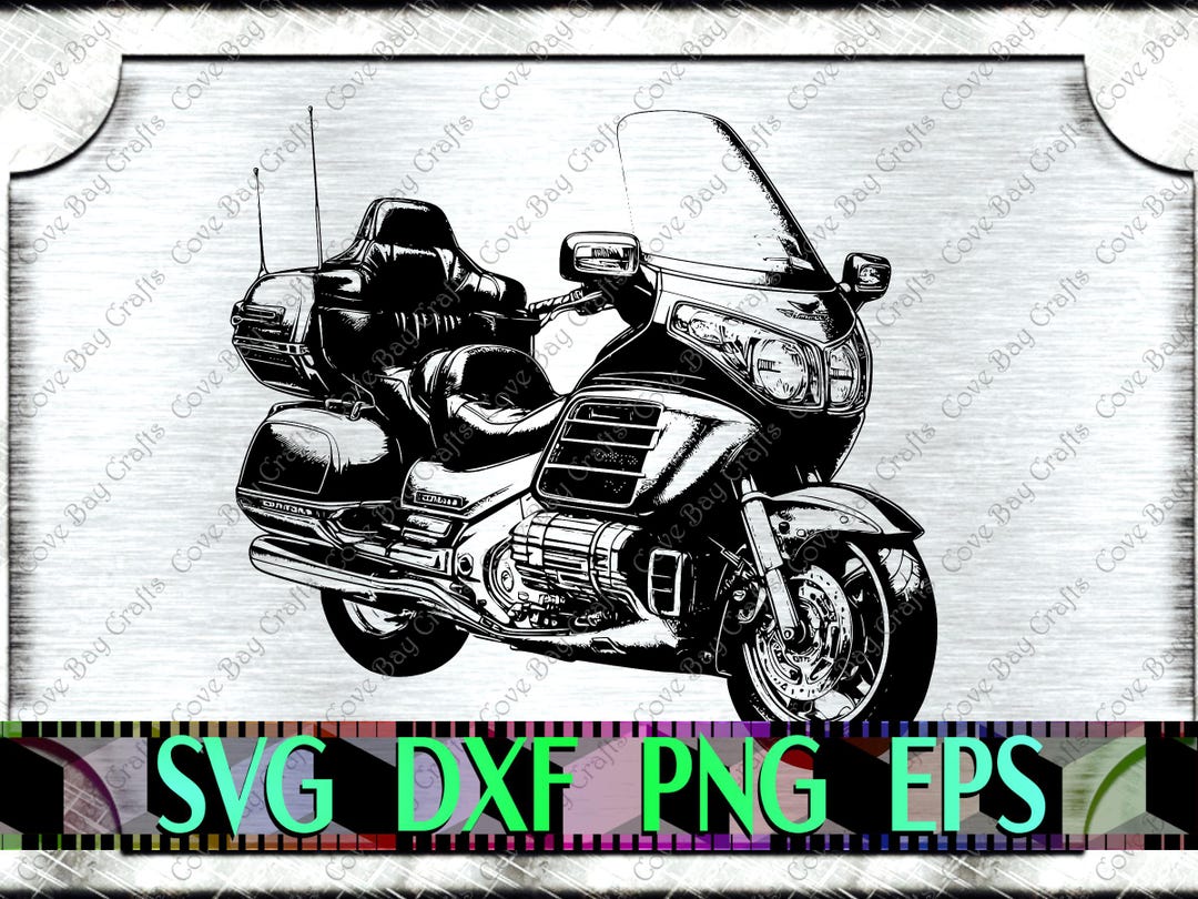 Goldwing Design Svg-png-eps-dxf Download, Printable, Editable Vector ...