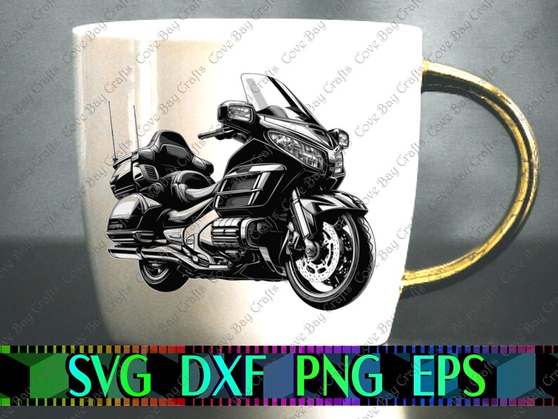 Goldwing Design Svg-png-eps-dxf Download, Printable, Editable Vector ...