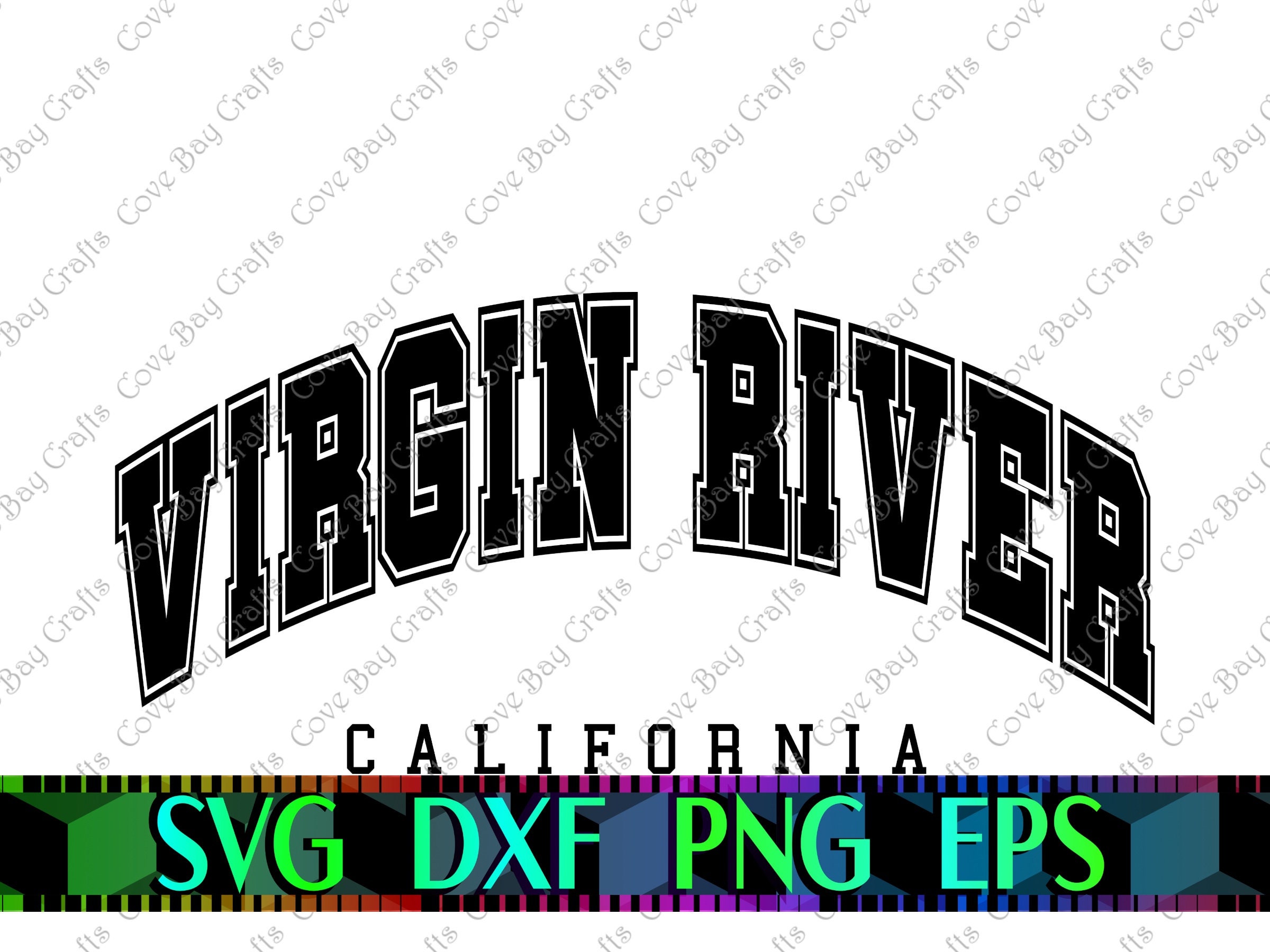 Virgin River SVG DXF EPS Png Download, Printable, Cuttable, Editable ...