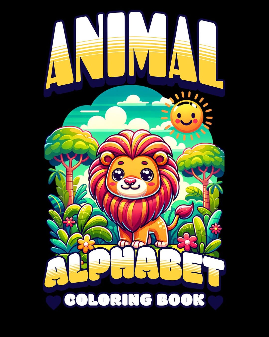 Animal Alphabet Coloring Book for Kids Printable A-Z Coloring Pages ...