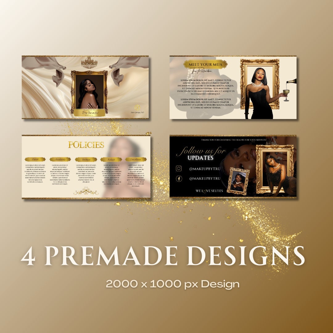 Acuity Gold Lux Banner Scheduling Templates Beauty Artists ...