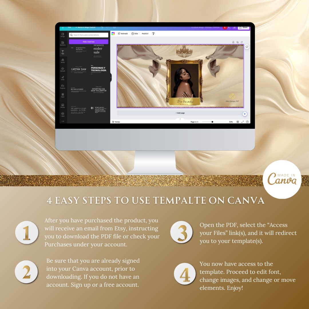 Acuity Gold Lux Banner Scheduling Templates Beauty Artists ...